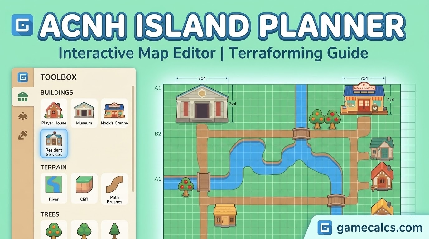 ACNH Island Planner: Best Happy Island Designer Alternative | GameCalcs
